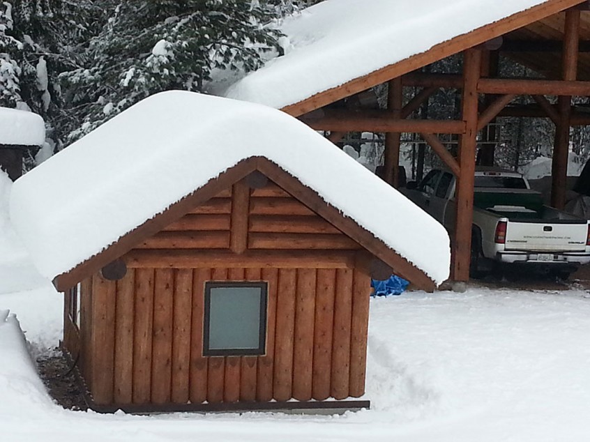 Canadiana Vertical Log Cabins - Log & Timber Works